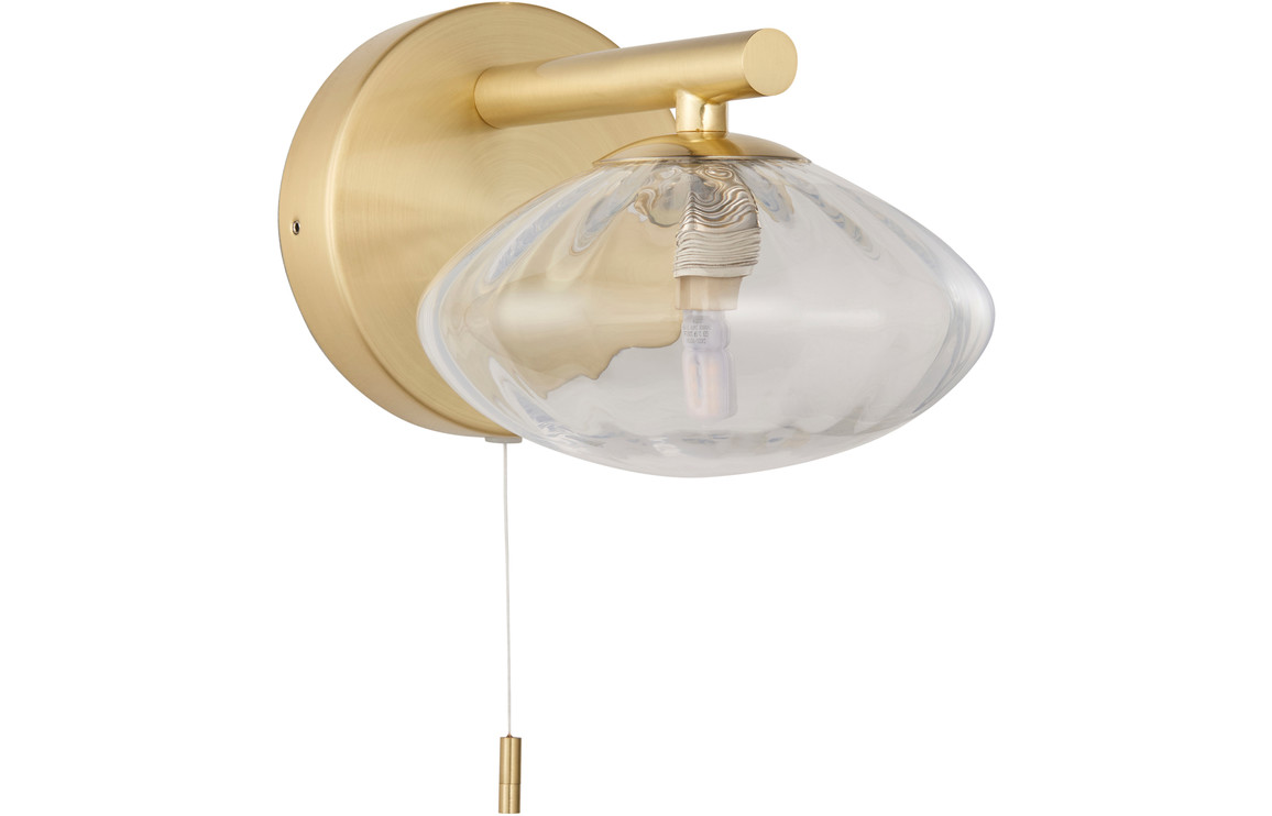 Poppy Wall Light - Brushed Brass