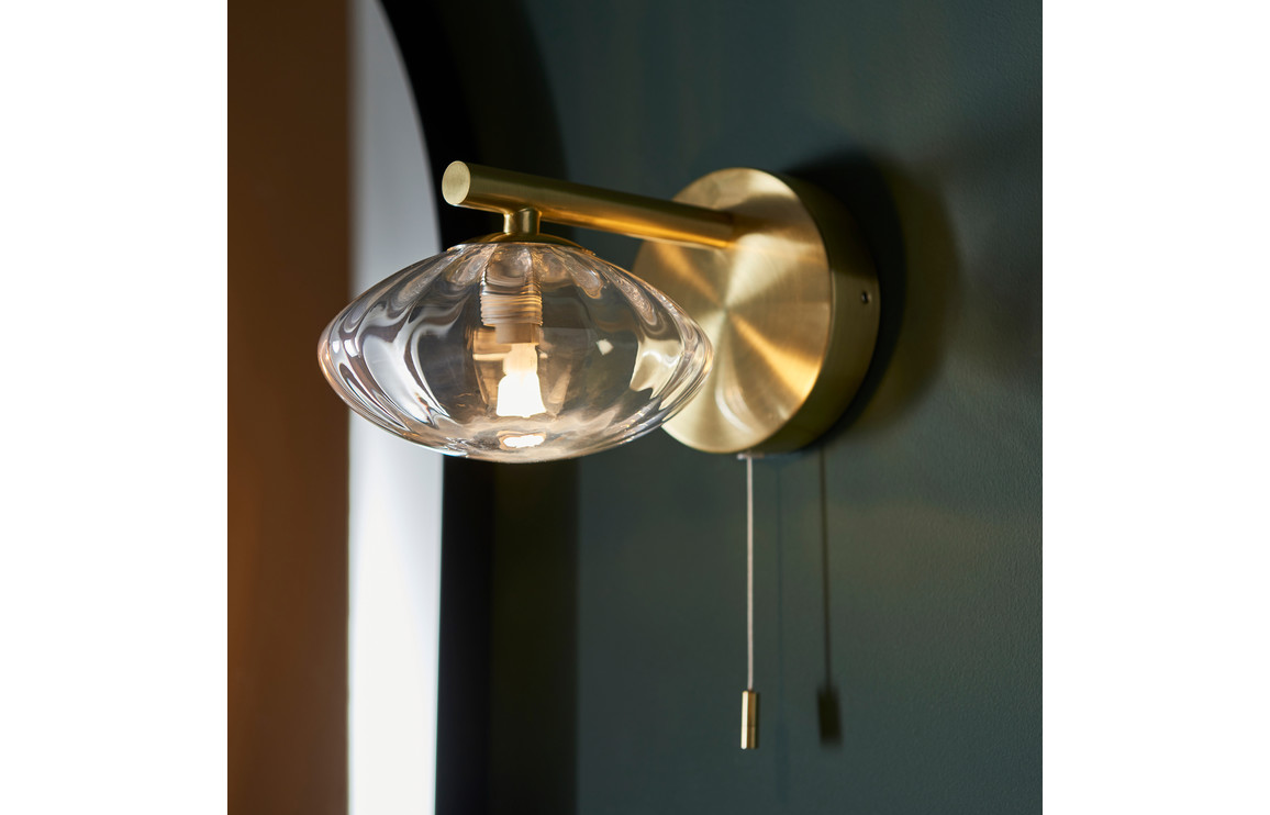 Poppy Wall Light - Brushed Brass