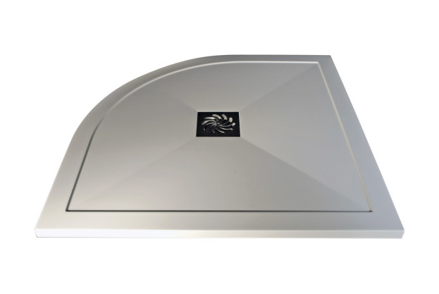 25mm Ultra-Slim 1200mm x 900mm Offset Quadrant Tray & Waste (RH)